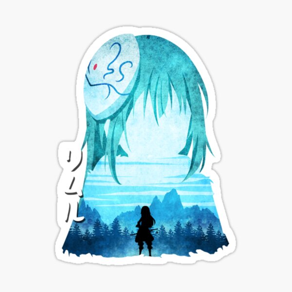 "Rimuru Tempest T-ShirtMinimalist Silhouette Rimuru" Sticker for Sale ...