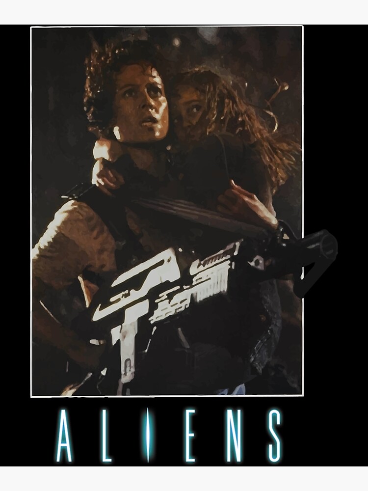 "Aliens - Ripley & Newt " Poster for Sale by PAULBIBBY1 | Redbubble