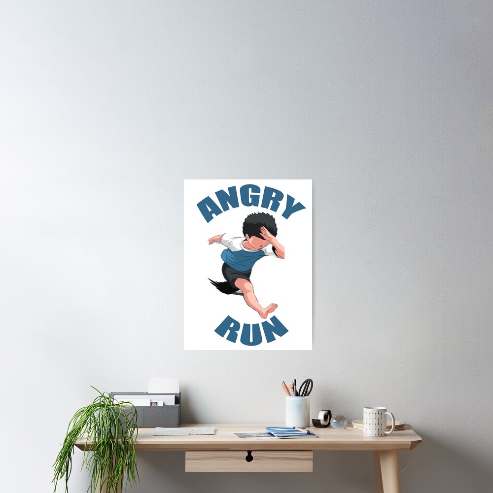 "Angry Runs Good Morning Anime memes" Poster for Sale by Manime03 ...