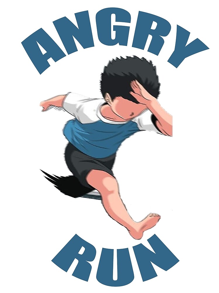 "Angry Runs Good Morning Anime memes" Poster for Sale by Manime03 ...