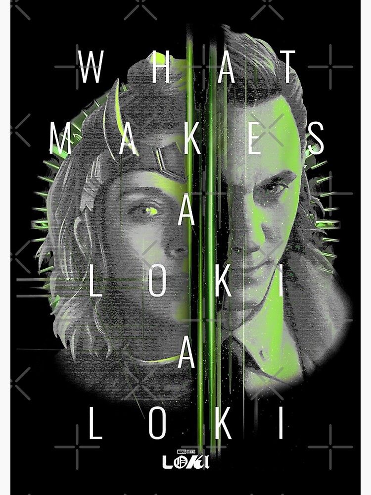 "Loki Sylvie What Makes A Loki Split Face" Spiral Notebook for Sale by ...