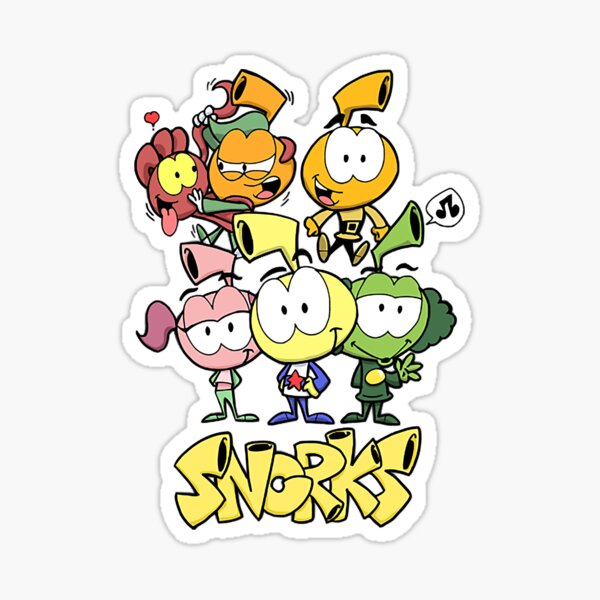 "Things You Must Know About Snorks" Sticker for Sale by SnorksCartoons ...