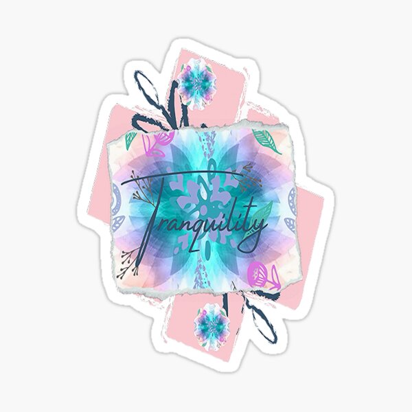 "Tranquility, Graphic Psychedelic Abstract Art, Inspired by Nature ...