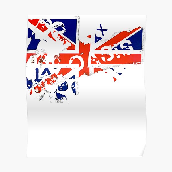 "oasis flag Essential" Poster for Sale by georgineadams | Redbubble