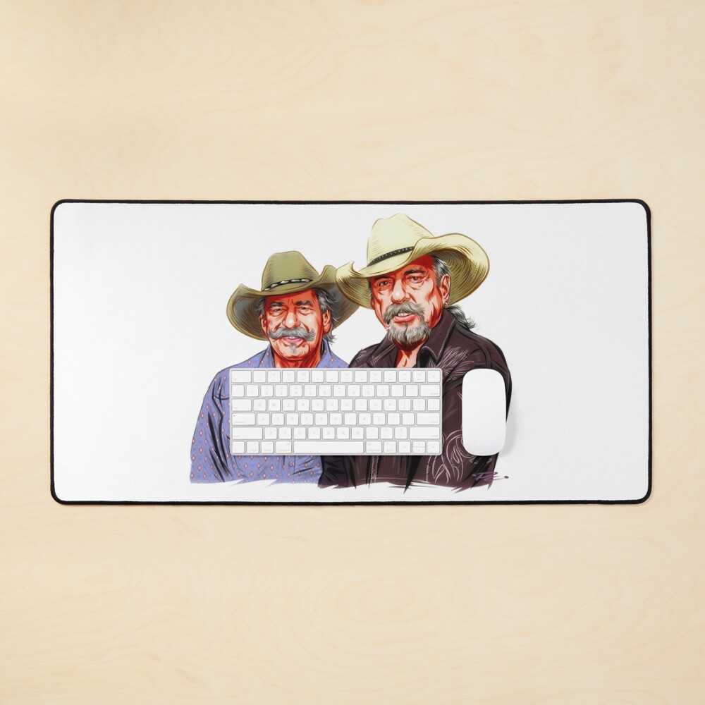 "The Bellamy Brothers - An illustration by Paul Cemmick" Sticker for ...
