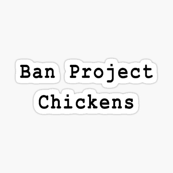 "Ban Chickens Scrum Agile Project" Sticker for Sale by SkyCloudBlue ...