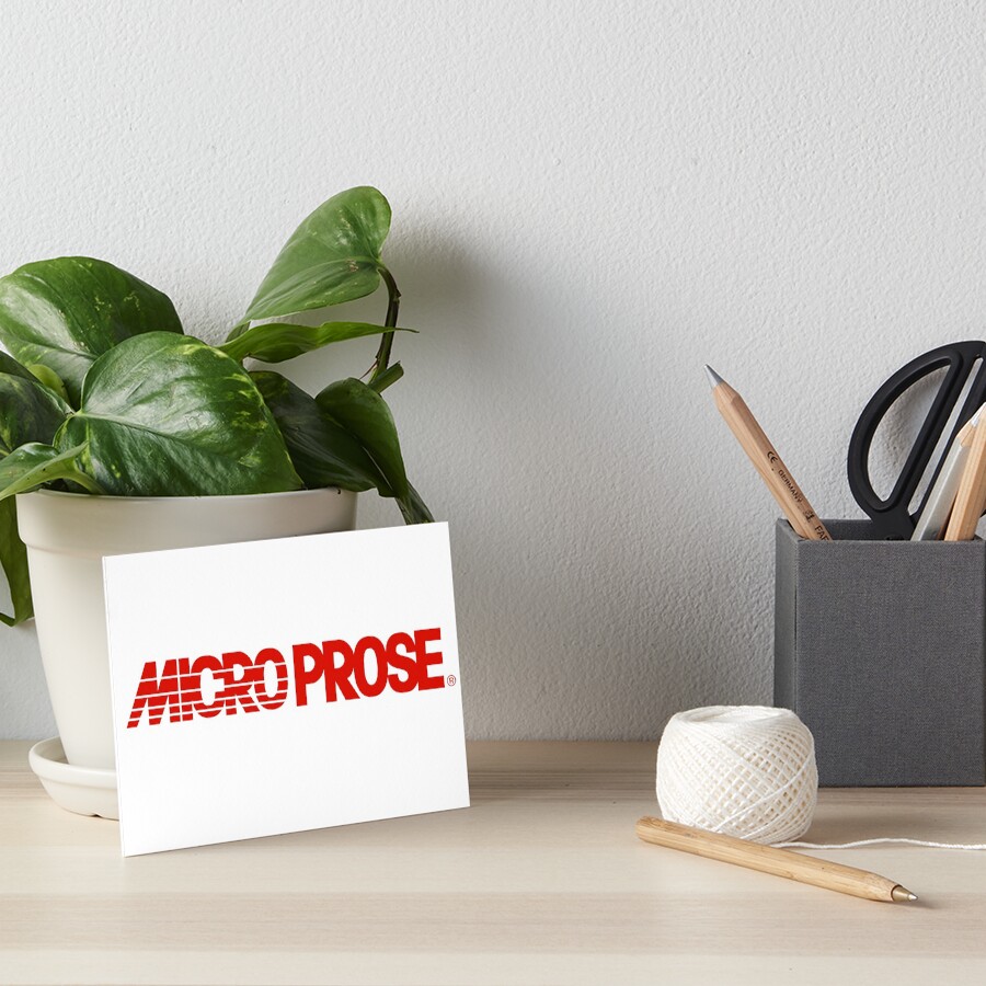 "MicroProse Logo" Art Board Print by Retro8BitShop | Redbubble