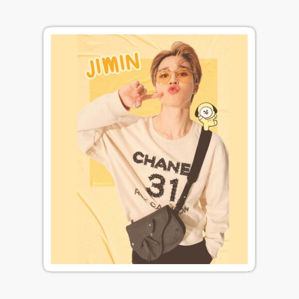 "Products BTS Jimin " Sticker for Sale by Banbon1 | Redbubble