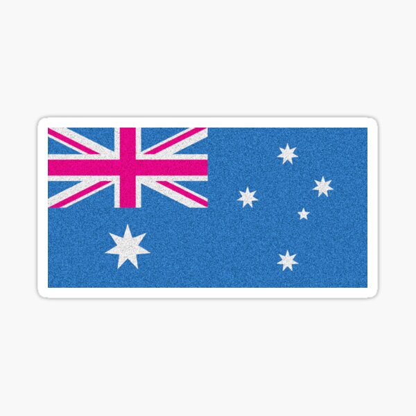 "Distressed Effect Australia Flag Aussie Art" Sticker for Sale by ...