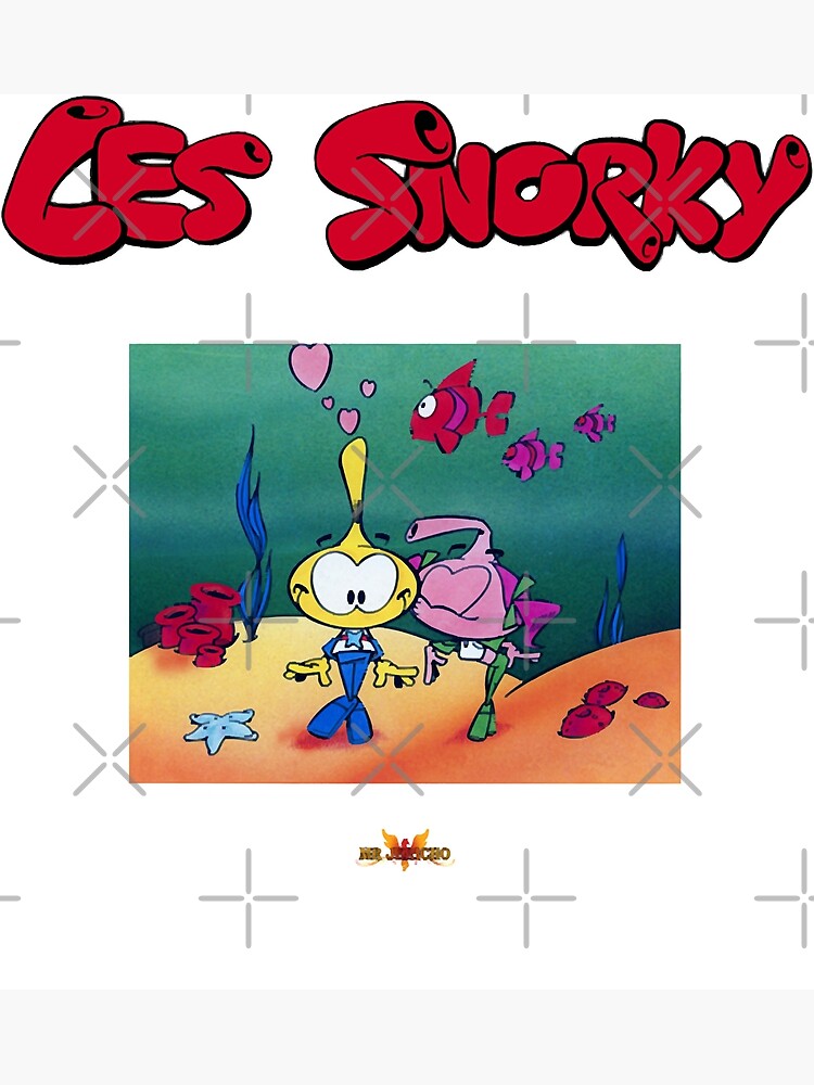 "Les Snorky The Snorks Funny" Poster for Sale by SnorksCartoons | Redbubble