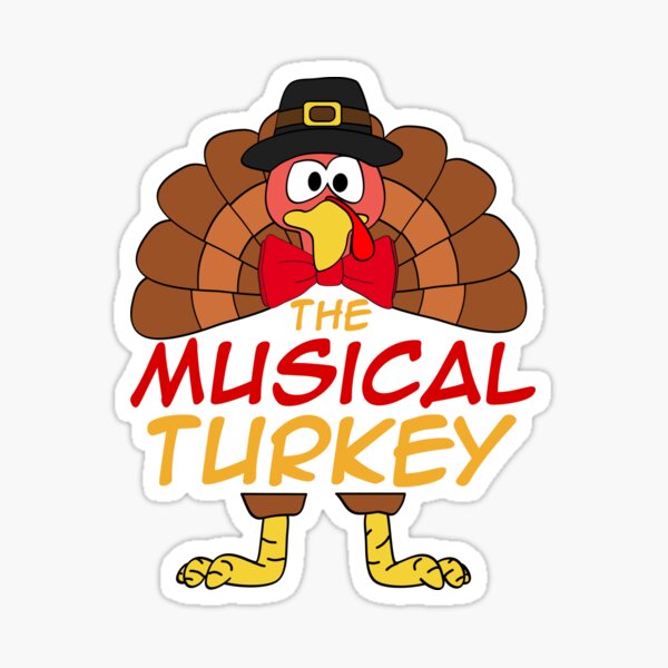 Bumper Stickers Indoor/Outdoor Turkey Thanksgiving Sticker Turkey ...