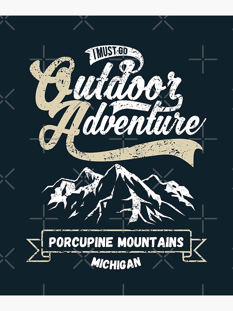 "Porcupine Mountains in Michigan, United States - Vintage Mountain ...