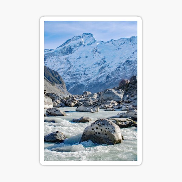 "Mt. Cook National Park" Sticker for Sale by snboldt | Redbubble
