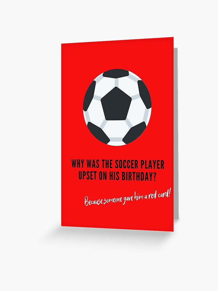 "Birthday riddles and answers - soccer birthday." Greeting Card for ...
