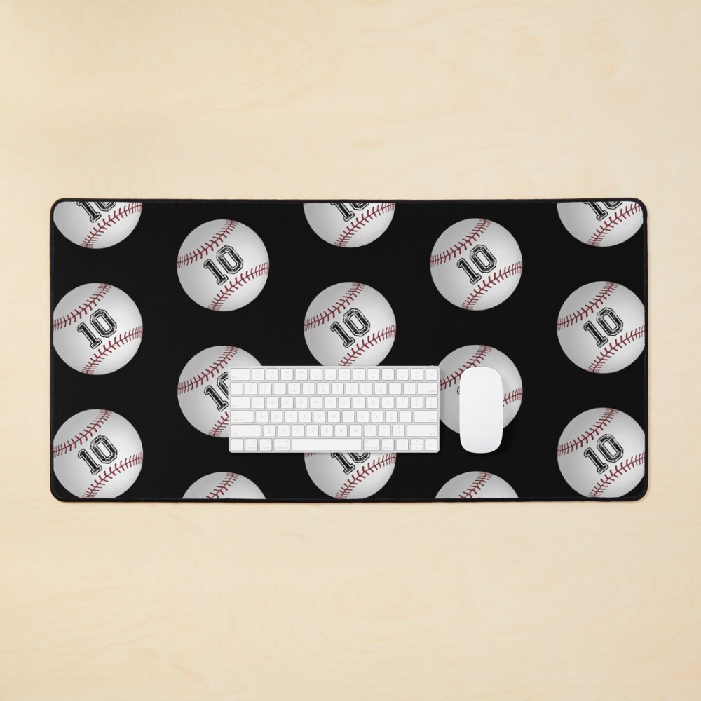 "Baseball ball number 10, ten " Sticker for Sale by TheCultStuff ...