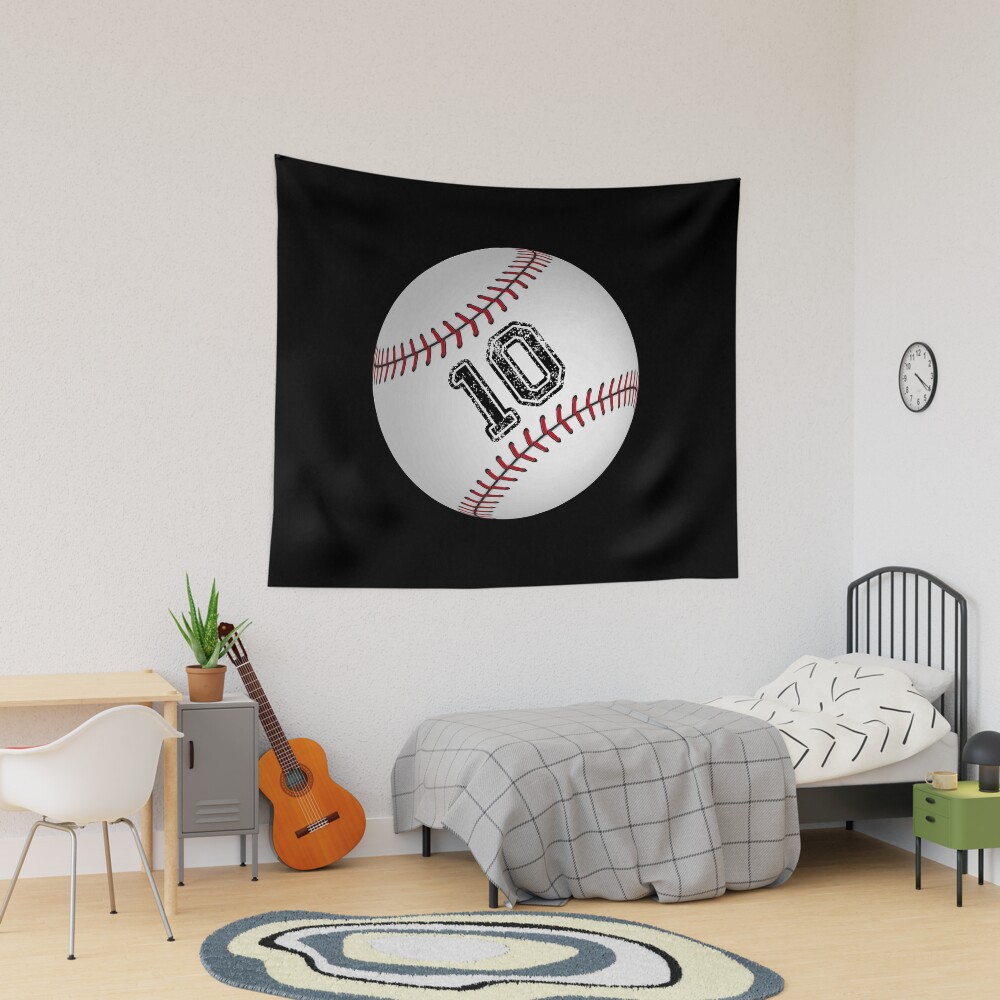 "Baseball ball number 10, ten " Poster for Sale by TheCultStuff | Redbubble