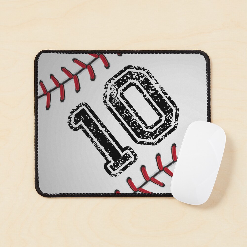 "Baseball ball number 10, ten " Poster for Sale by TheCultStuff | Redbubble