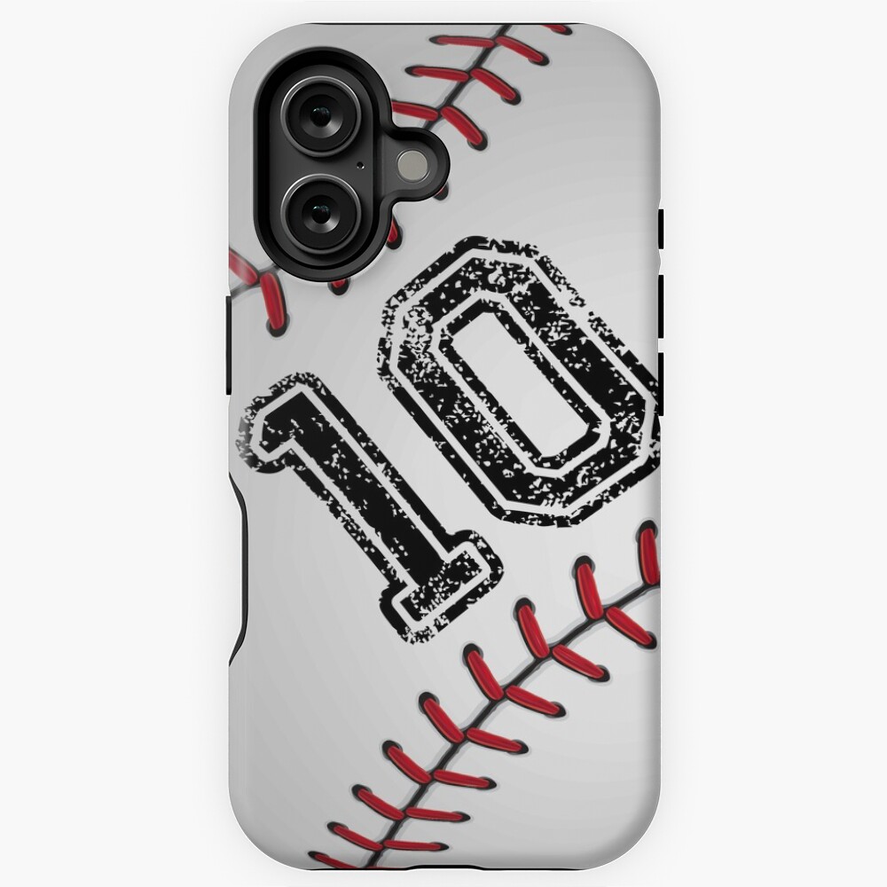 "Baseball ball number 10, ten " Poster for Sale by TheCultStuff | Redbubble