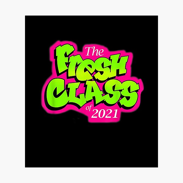 Lámina fotográfica «Graduado de estilo de televisión Senior Fresh 90s ...