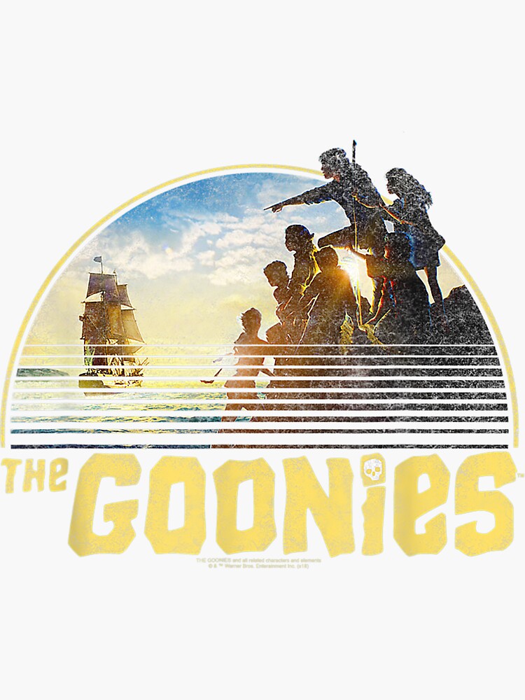"The Goonies Pirate Ship" Sticker for Sale by Macklenshiee | Redbubble