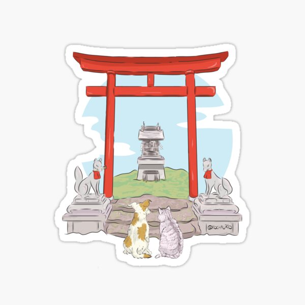 "Shrine" Sticker for Sale by kochaurio | Redbubble