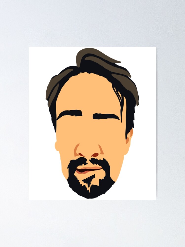 "Lin Manuel Miranda Hamilton Lip Biting Head " Poster for Sale by ...