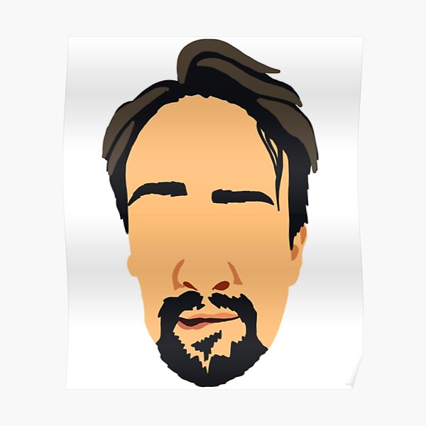 "Lin Manuel Miranda Hamilton Lip Biting Head " Poster for Sale by ...