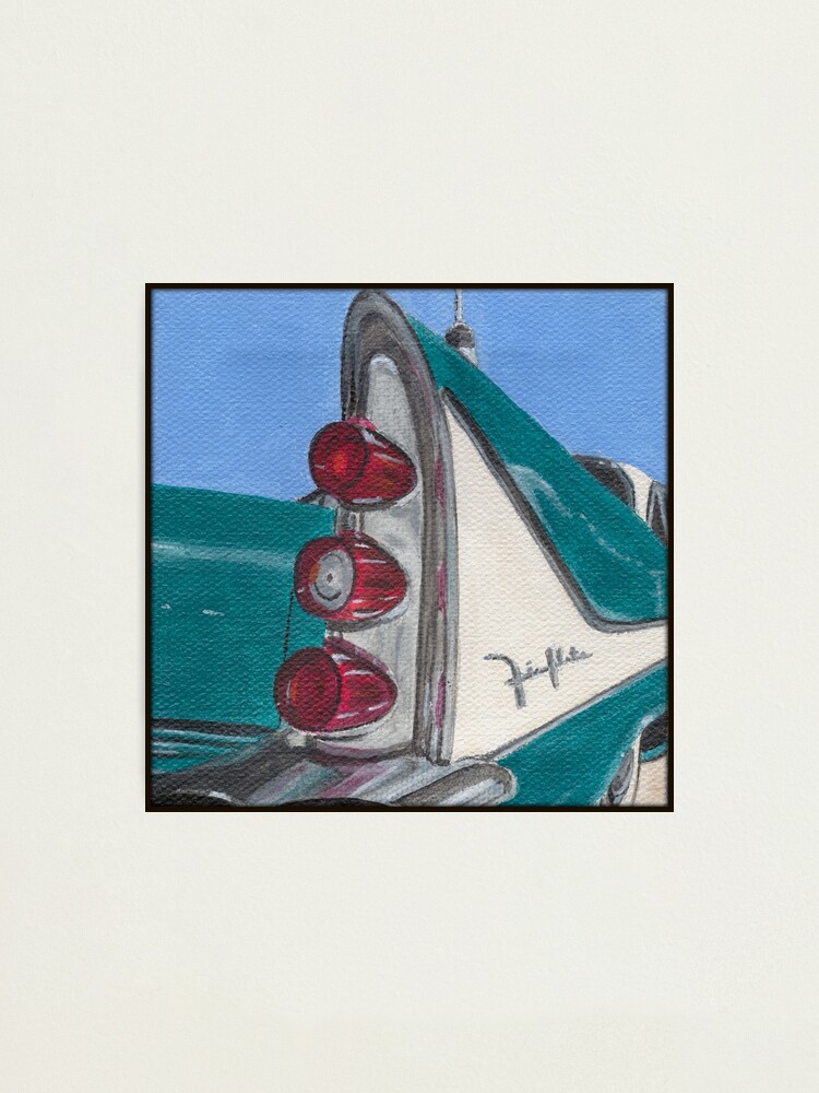 "1958 DeSoto Fireflite Tail Fin" Photographic Print for Sale by ...