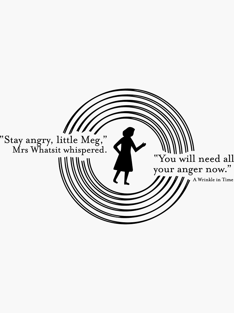 ""Stay angry, little Meg"" Sticker for Sale by madeleinelengle | Redbubble