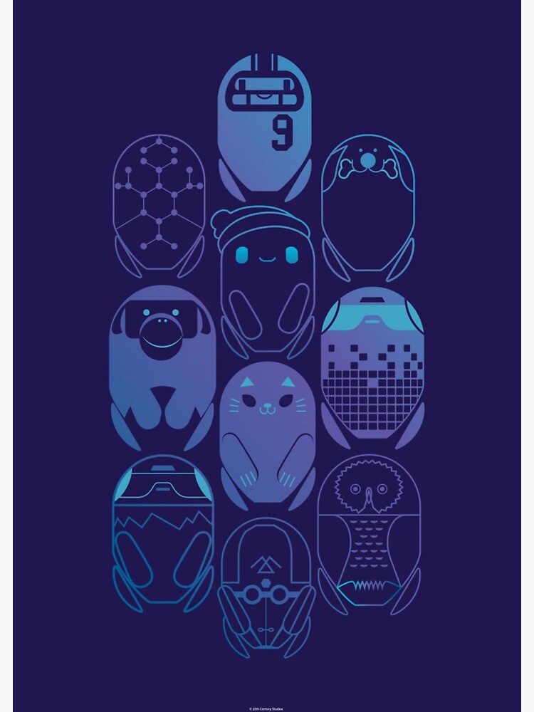 "Bbot Avatars from Ron's gone wrong (2021)" Sticker for Sale by Funny ...