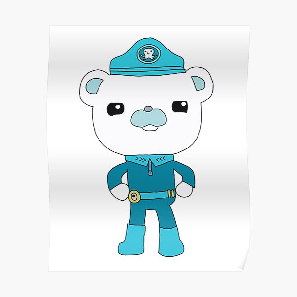 Captain Barnacles Octonauts Poster For Sale By Developingcolum