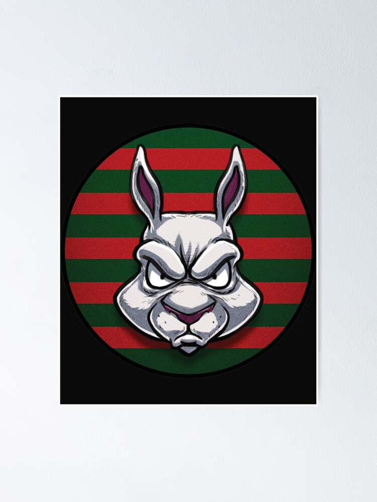 "The Fierce Rabbit " Poster for Sale by UrbanInkShop | Redbubble