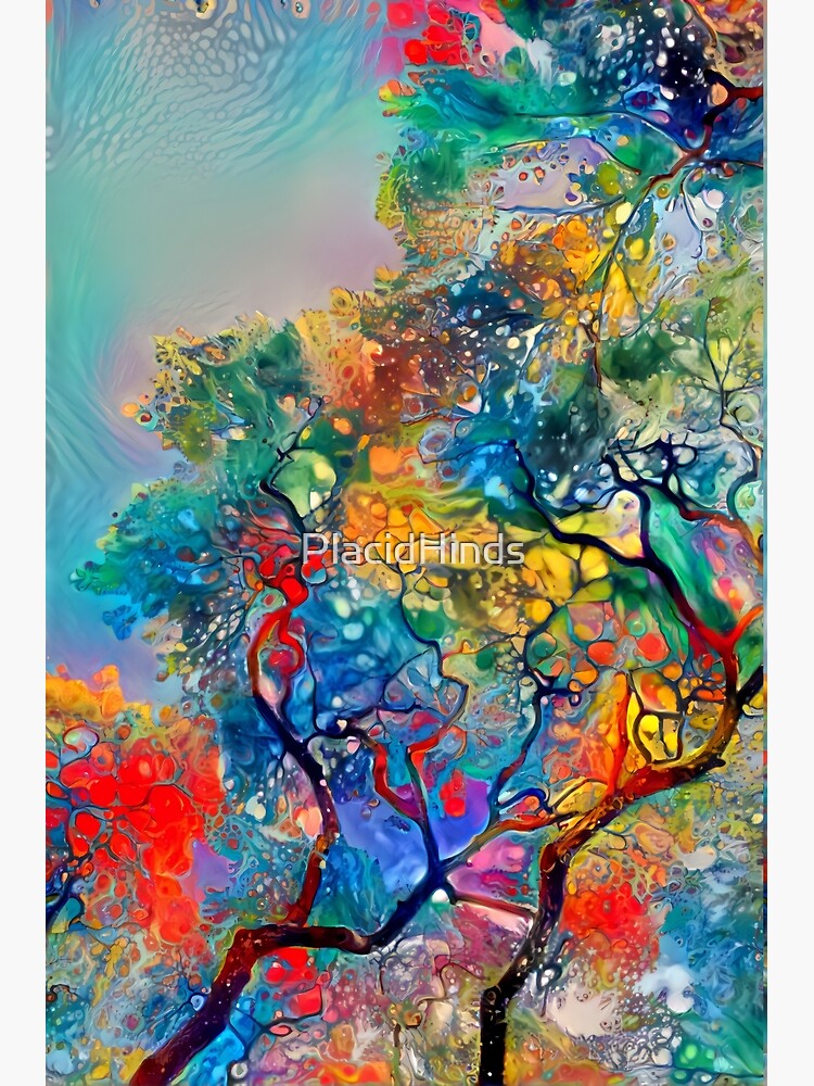 "Trippy Tree" Poster for Sale by PlacidHinds | Redbubble