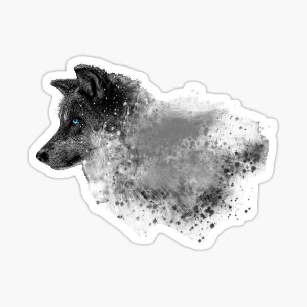 "Magical Werewolf Sticker" Sticker for Sale by Designssters | Redbubble
