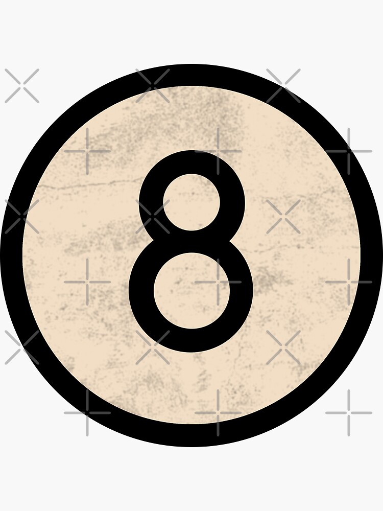 "8 Ball" Sticker by cpinteractive | Redbubble