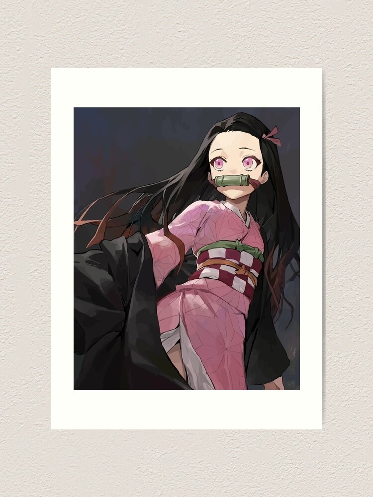 "Nezuko the Kawaii queen" Art Print by YourDemonSlayer | Redbubble