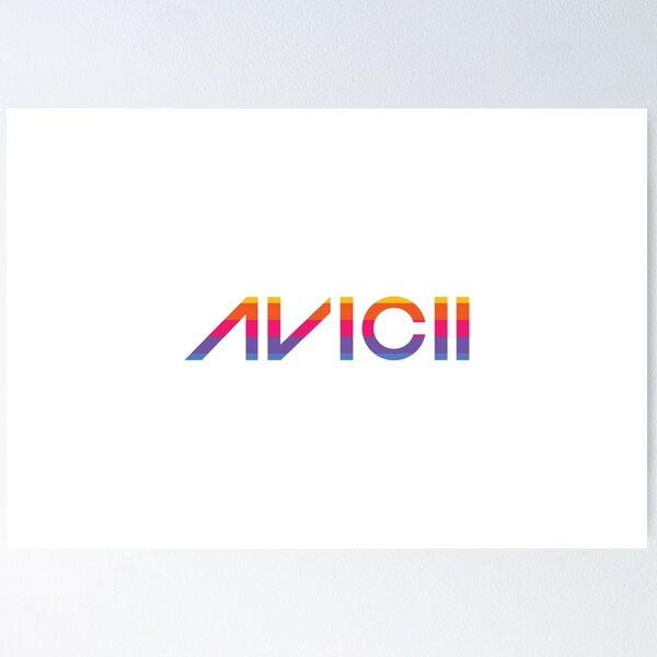 "AVICII Logo with colors" Poster for Sale by qme2021 | Redbubble