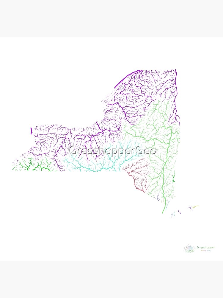 New york river maps