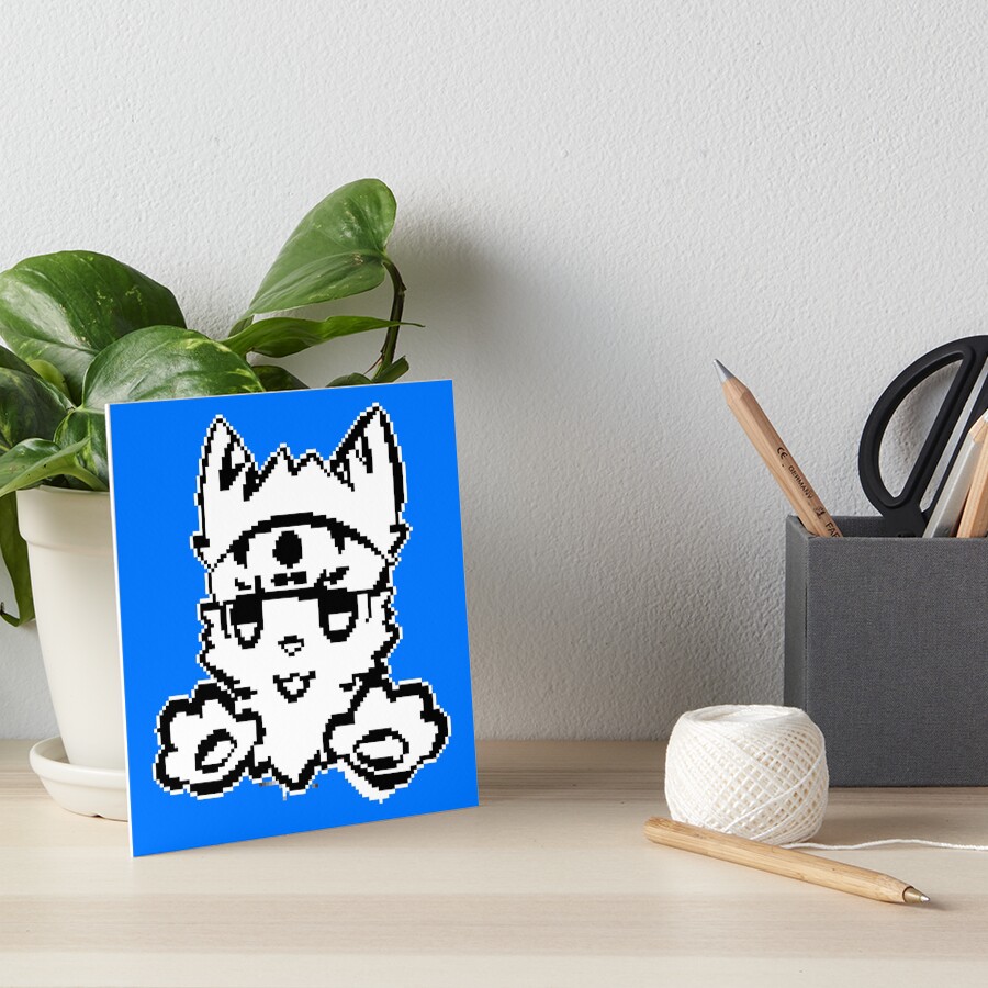 "Changed - Ming Cat Credits Sprite" Art Board Print for Sale by ...