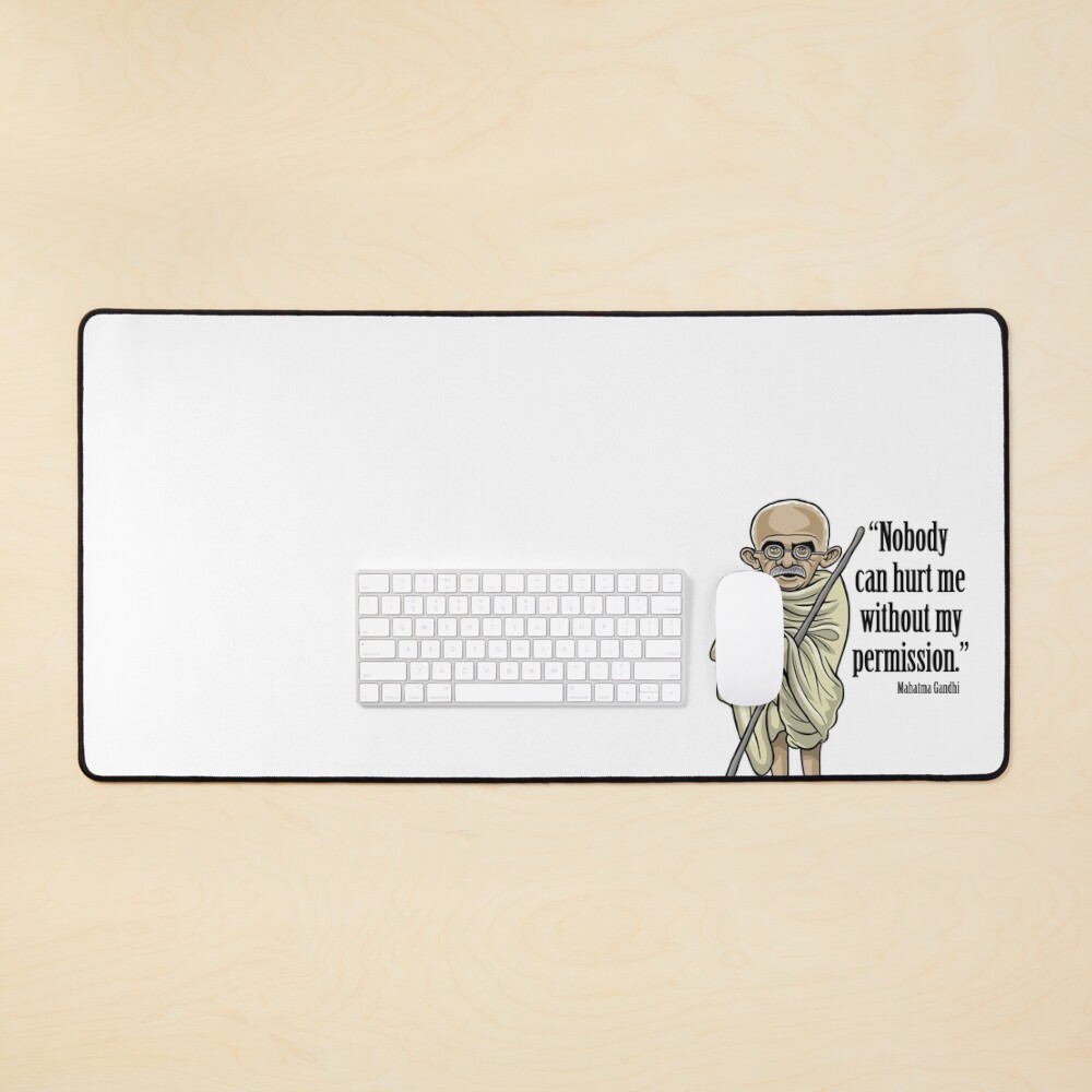 "Mahatma Gandhi (1869-1948)" Sticker for Sale by MacKaycartoons | Redbubble