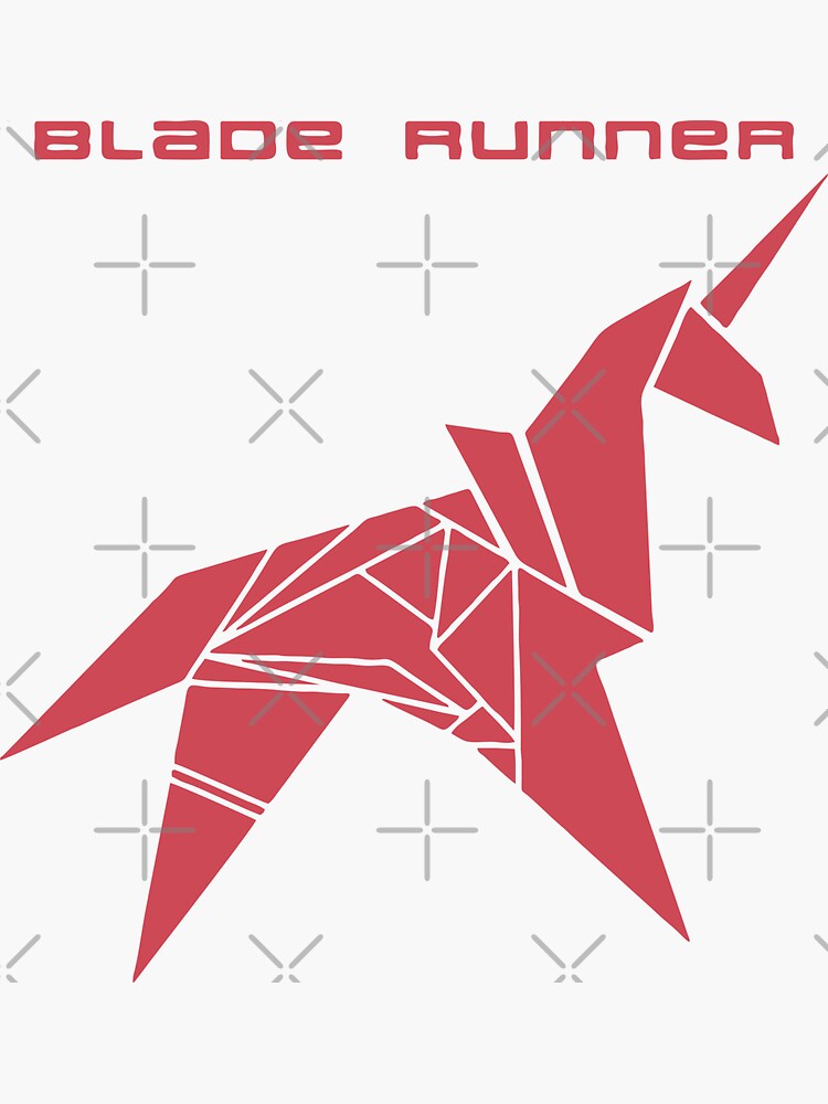 "blade runner origami" Sticker for Sale by blenchiaggaga | Redbubble