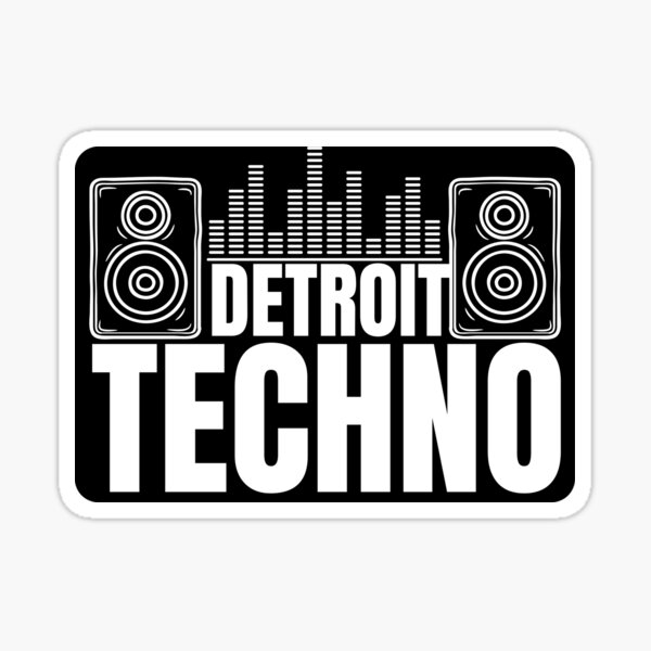 "Original Detroit Techno" Sticker for Sale by FurioInc | Redbubble