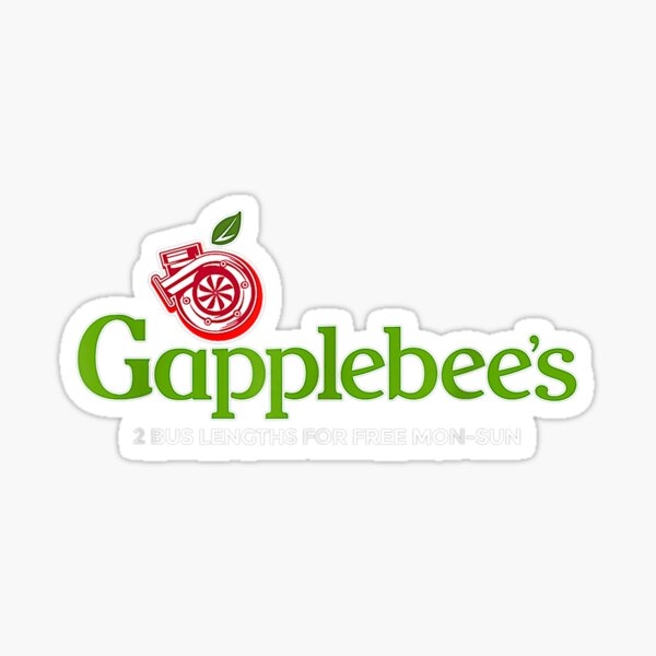 "Gapplebees Drag Racing Gapped American Muscle" Sticker for Sale by ...