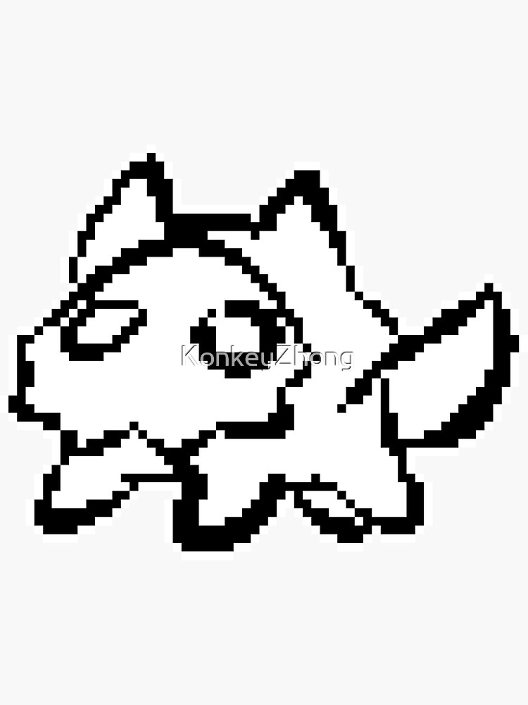 "Changed - Dark Latex Cub Credits Sprite" Sticker for Sale by ...