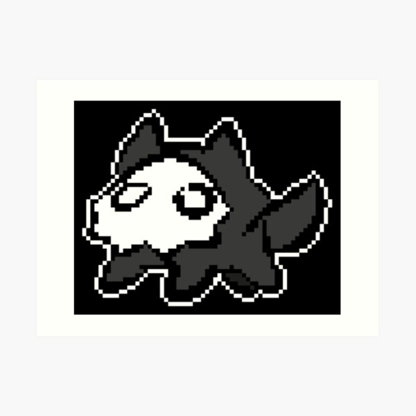 "Changed - Dark Latex Cub Credits Sprite (Colour)" Art Print for Sale ...