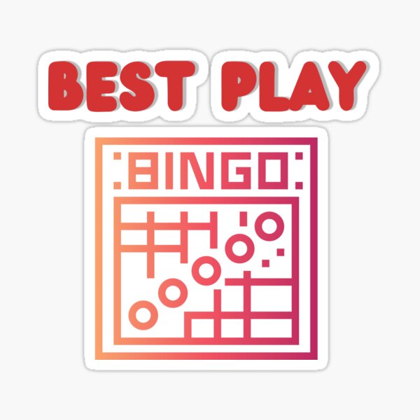 "Best Play Bingo Cute" Sticker for Sale by NikoinFrame | Redbubble