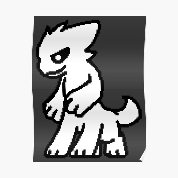 "Changed - White Knight Transfurmation Sprite" Poster for Sale by ...