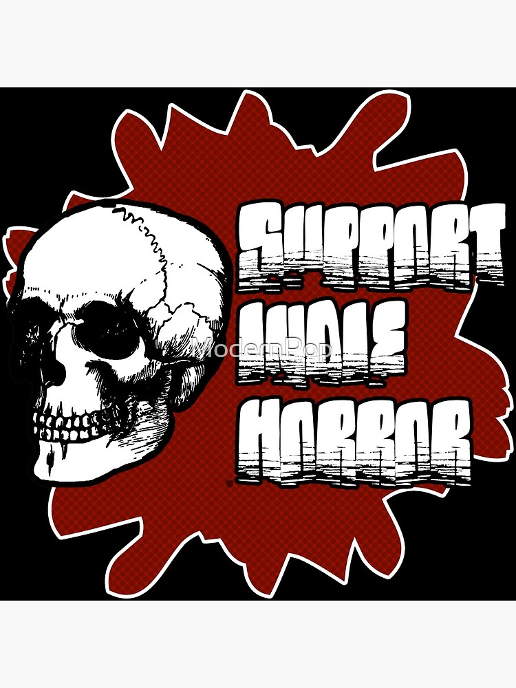 "Support Indie Horror" Poster for Sale by ModernPop | Redbubble