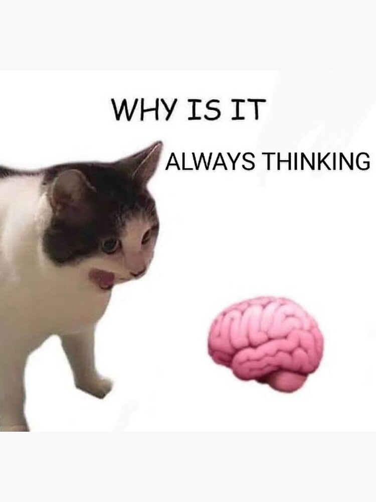 "Why is it always thinking?!" Sticker for Sale by t9060 | Redbubble
