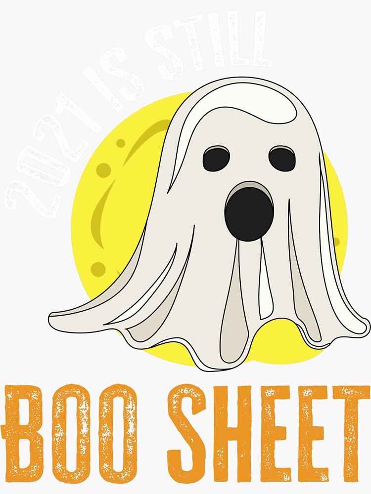 "Boo sheet" Sticker for Sale by Samarasshop | Redbubble